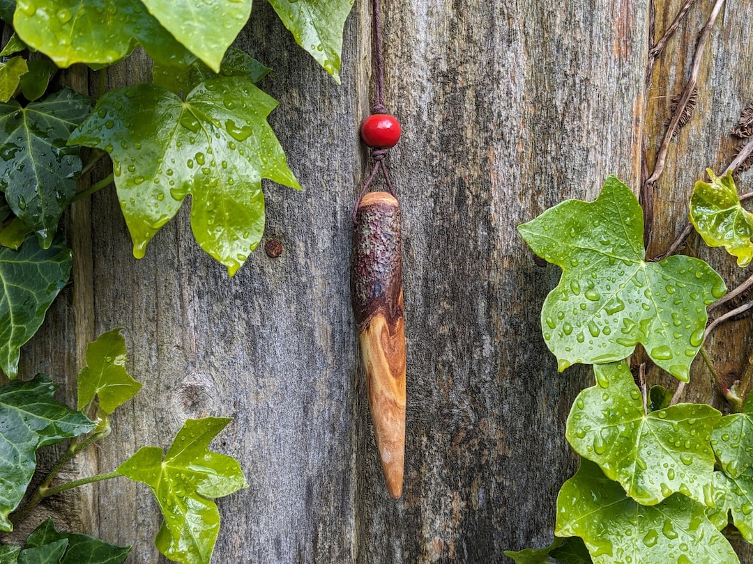 Rowan Wood Pendant - Etsy