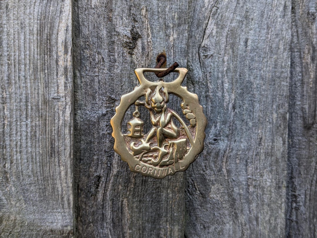 Pixie Horse Brass Amulet for Traditional Witchcraft and Wiccan Altar - Etsy