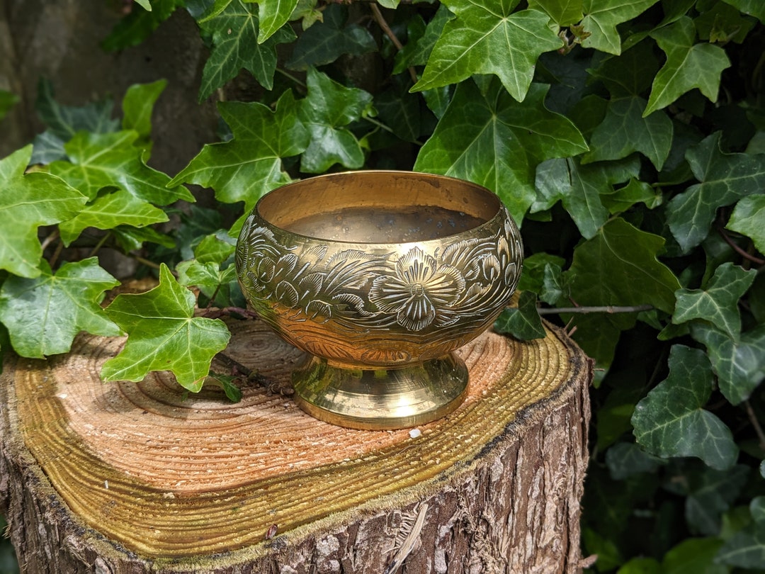 Vintage Brass Bowl for Wicca and Traditional Witchcraft - Etsy