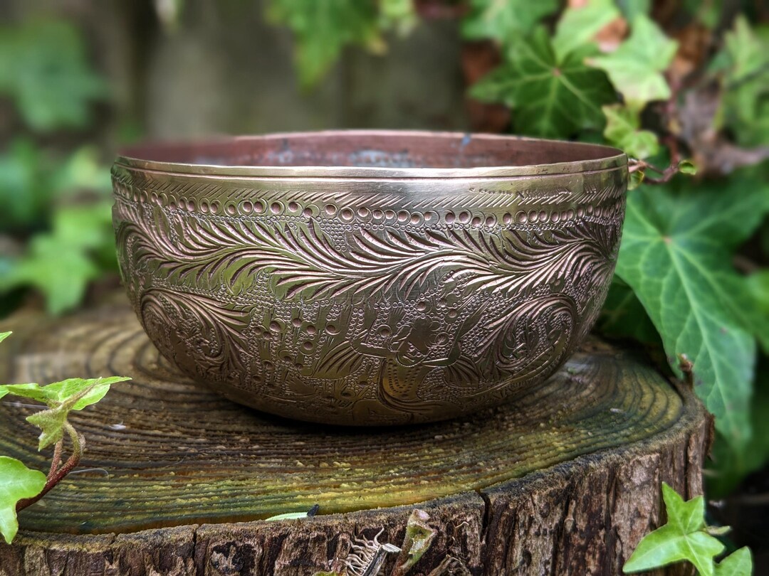 Vintage Brass Bowl for Wicca and Traditional Witchcraft - Etsy