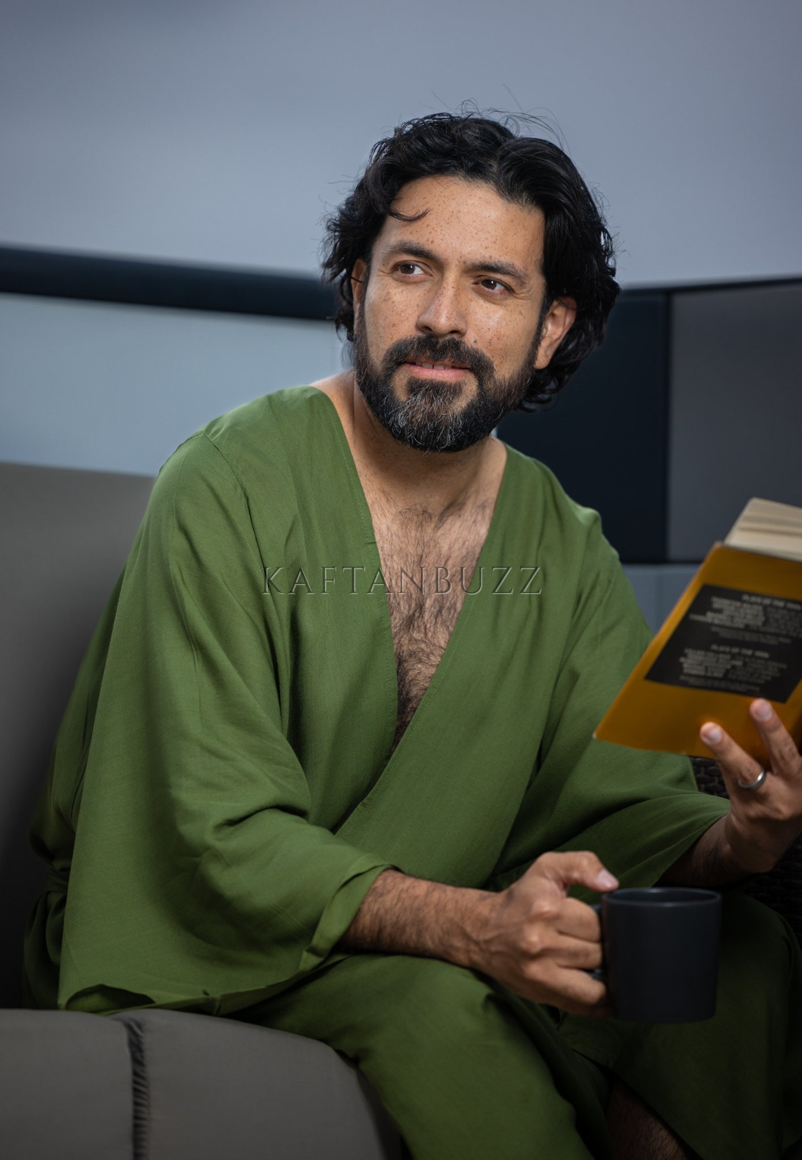 Green Robe for Men Bath Robe for Men Caftan Robe Djellaba - Etsy