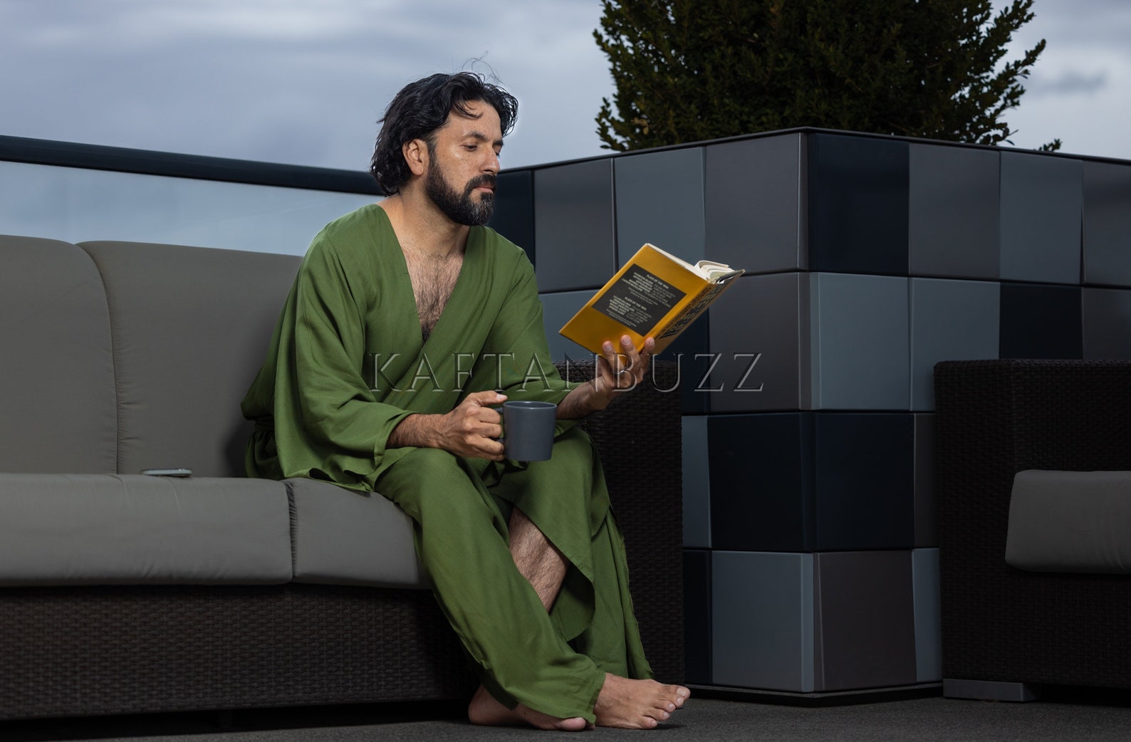 Green Robe for Men Bath Robe for Men Caftan Robe Djellaba - Etsy