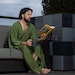 Green Robe for Men, Bath Robe for Men, Caftan Robe Djellaba, Kaftan ...