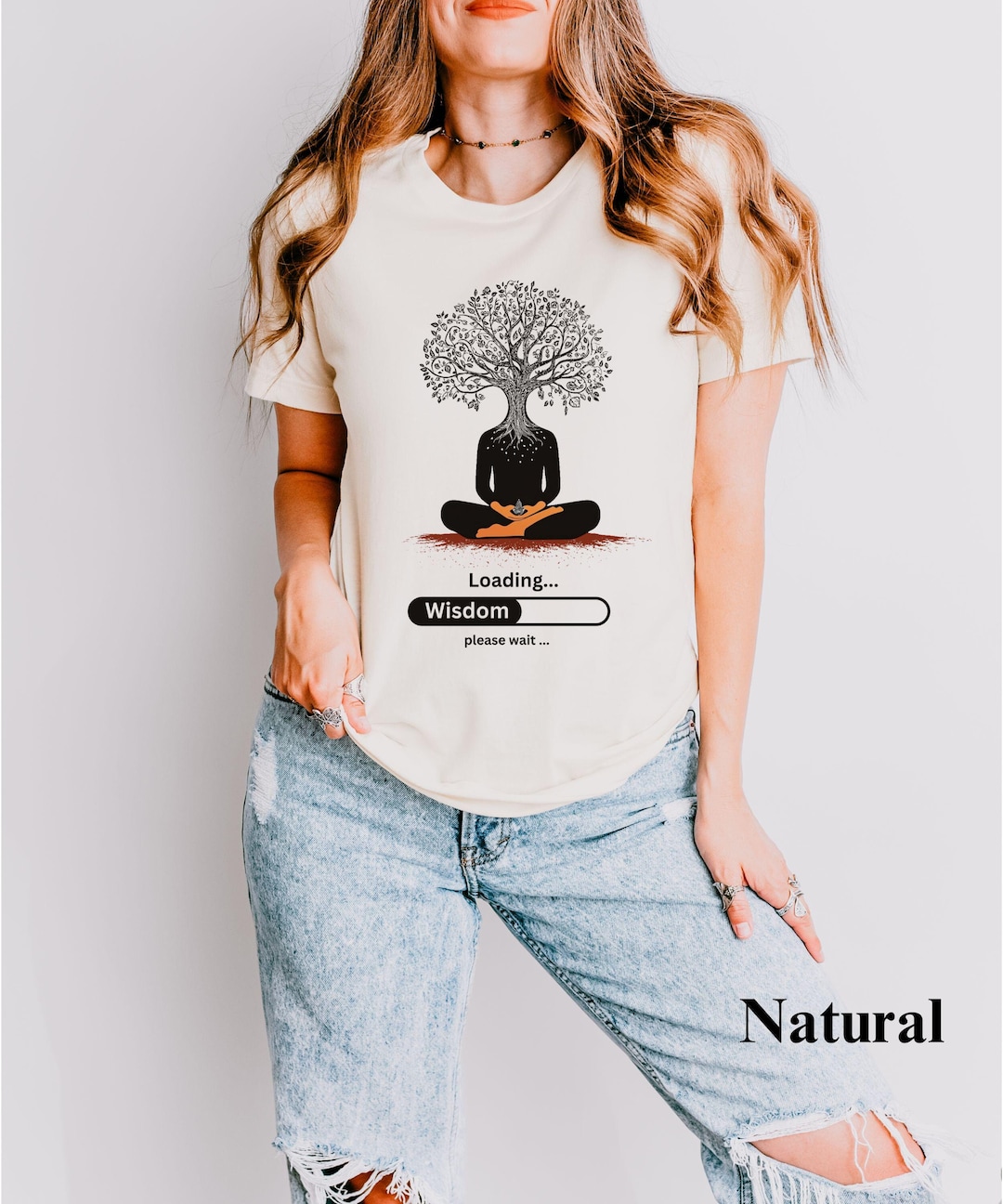 Holiday Gift Tree T Shirts for Women and Men, Mindfulness Tee, Unisex ...