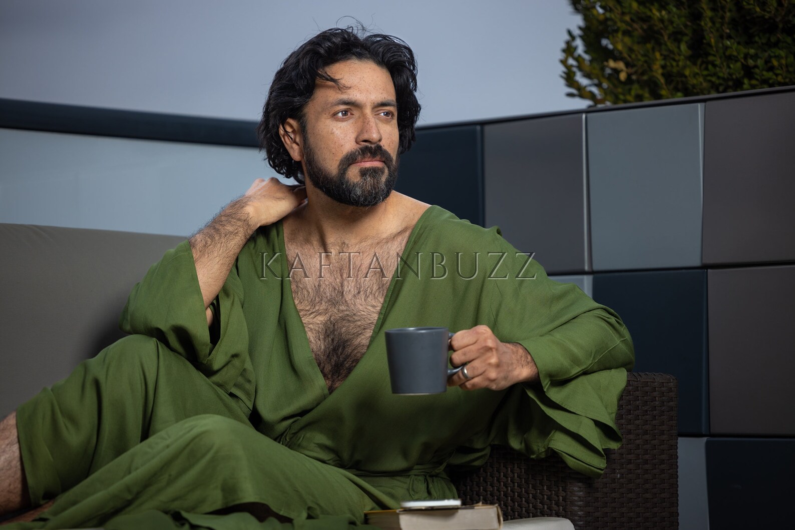 Green Robe for Men Bath Robe for Men Caftan Robe Djellaba - Etsy