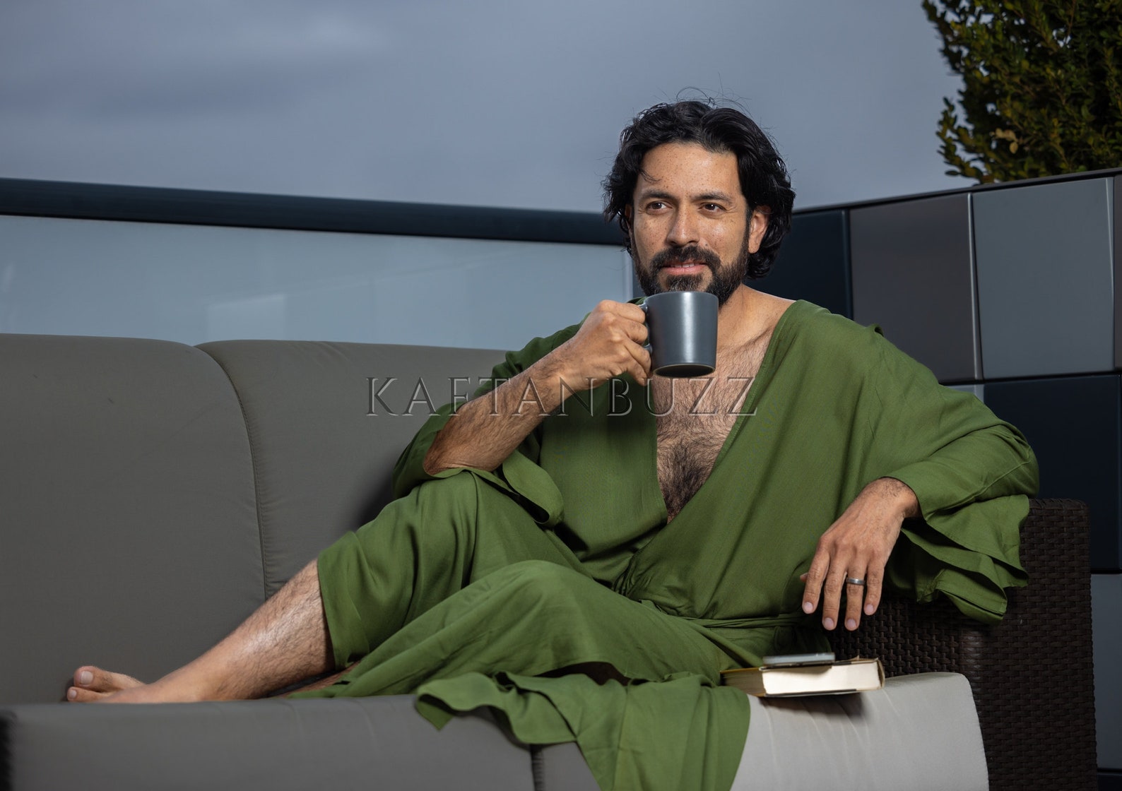 Green Robe for Men Bath Robe for Men Caftan Robe Djellaba - Etsy