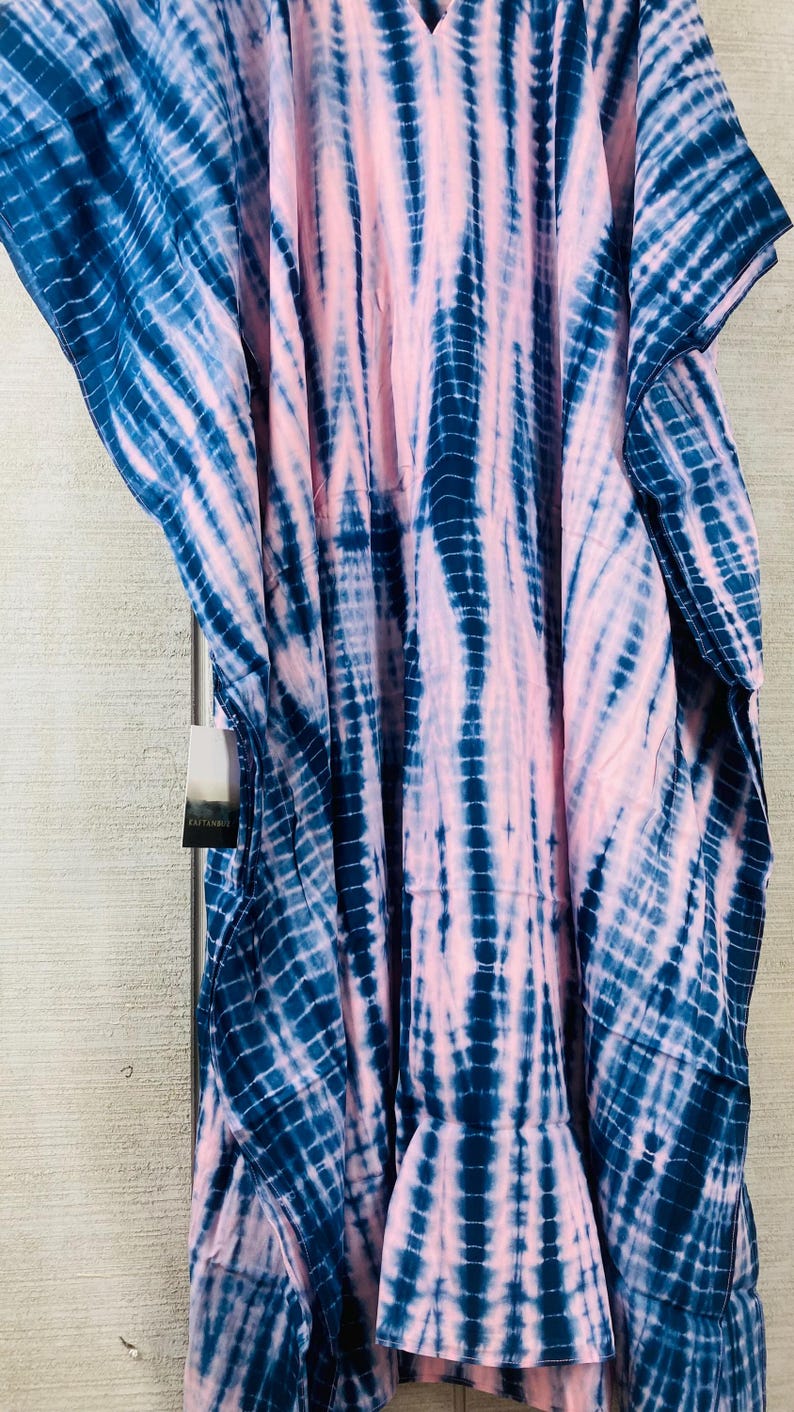 Kaftan Dress for Women, Boho Caftan Plus Size Clothing, Tie Dye Kaftan ...