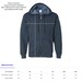 ER Jacket - Jerzees Unisex Fleece Full Zip-up Hood - Etsy