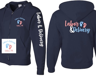 ER Jacket Jerzees Unisex Fleece Full Zip-up Hood - Etsy