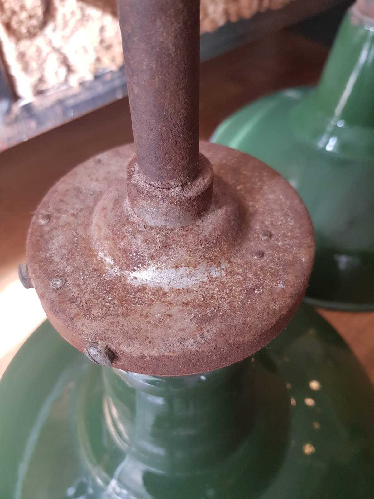 Vintage 1940's Enamel Benjamin Lights - Etsy