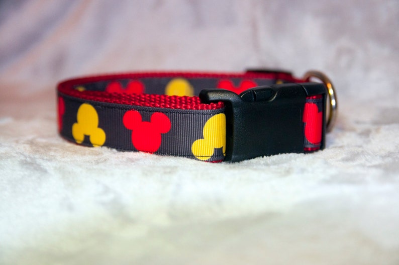 Disney Mickey Mouse 1" Dog Collar - Etsy