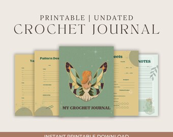 Printable Cottagecore Knitting Pattern Template for Personal Use ...