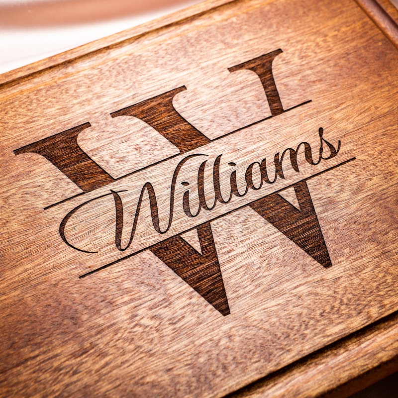 Monogram Cutting Board - Etsy
