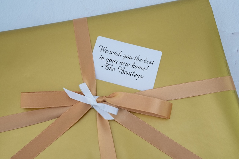 Gift Wrap & Note - Etsy