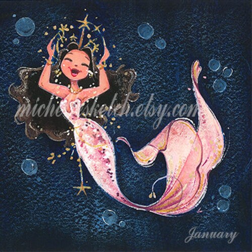 Ruby Rose Mermies Fine Art Prints also on Canvas - Etsy