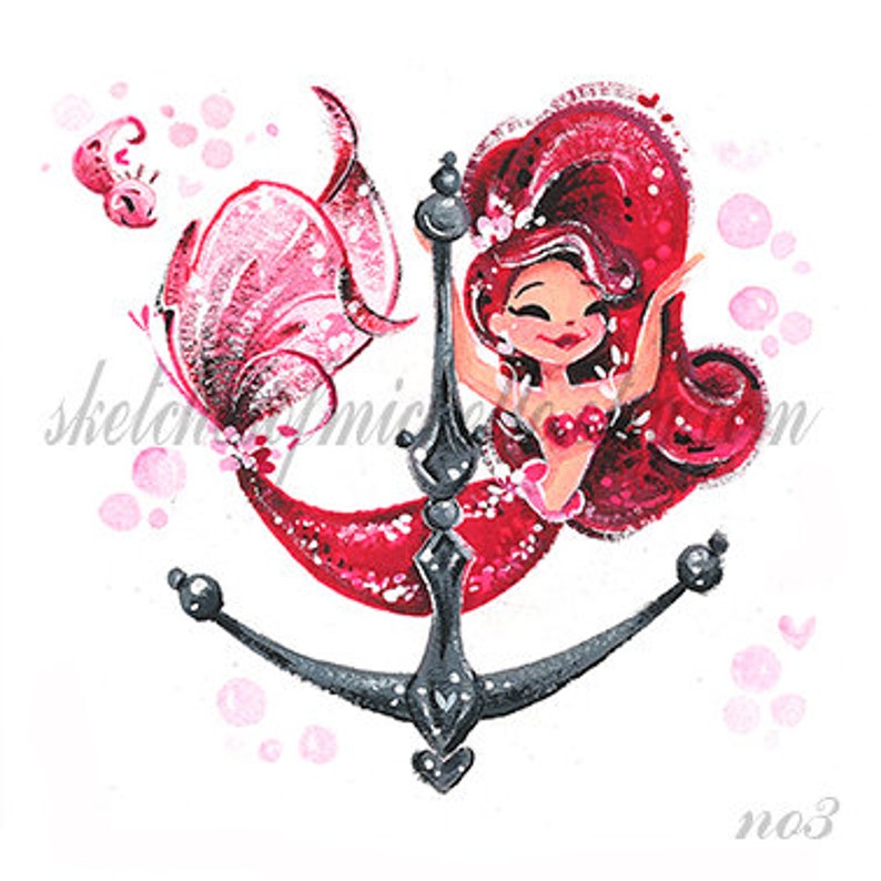 Ruby Rose Mermies Fine Art Prints also on Canvas - Etsy