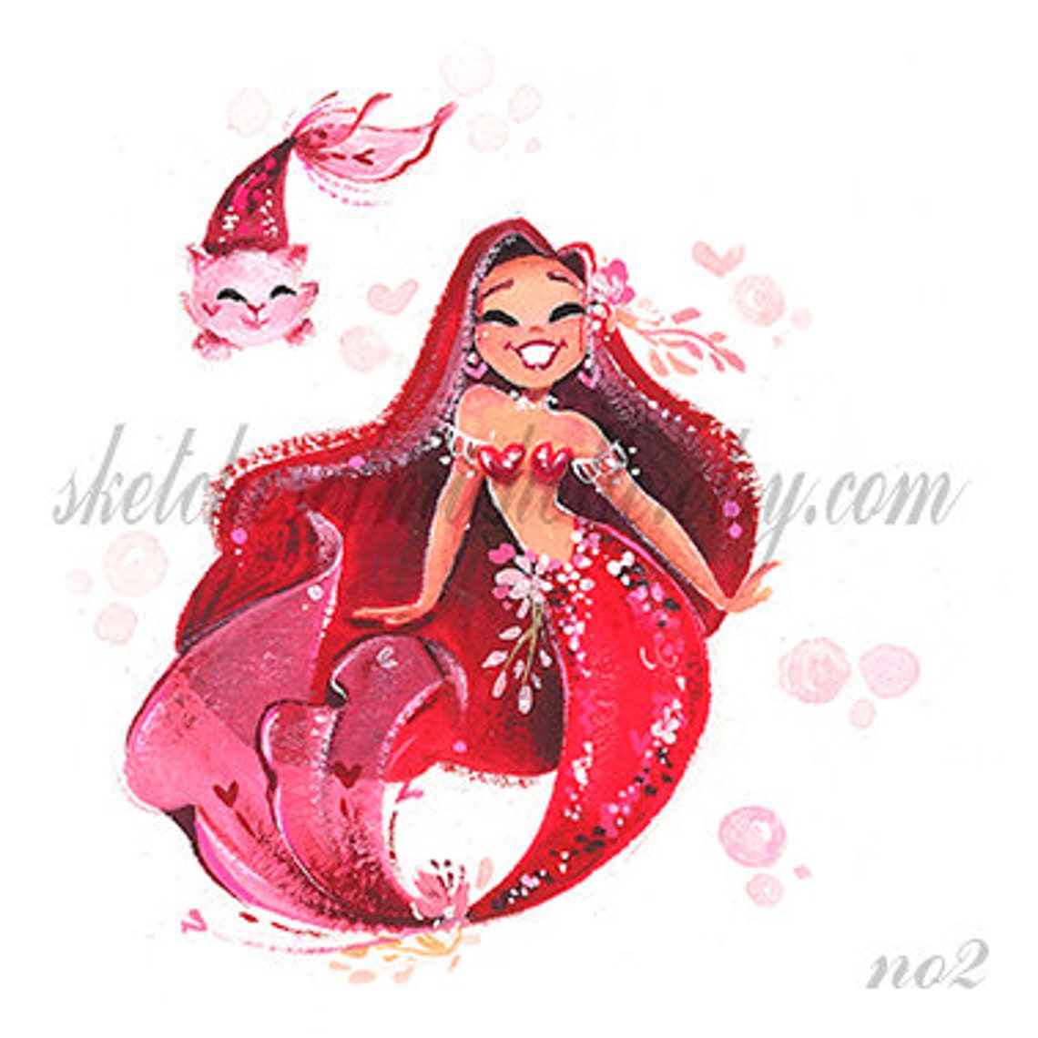 Ruby Rose Mermies Fine Art Prints also on Canvas - Etsy