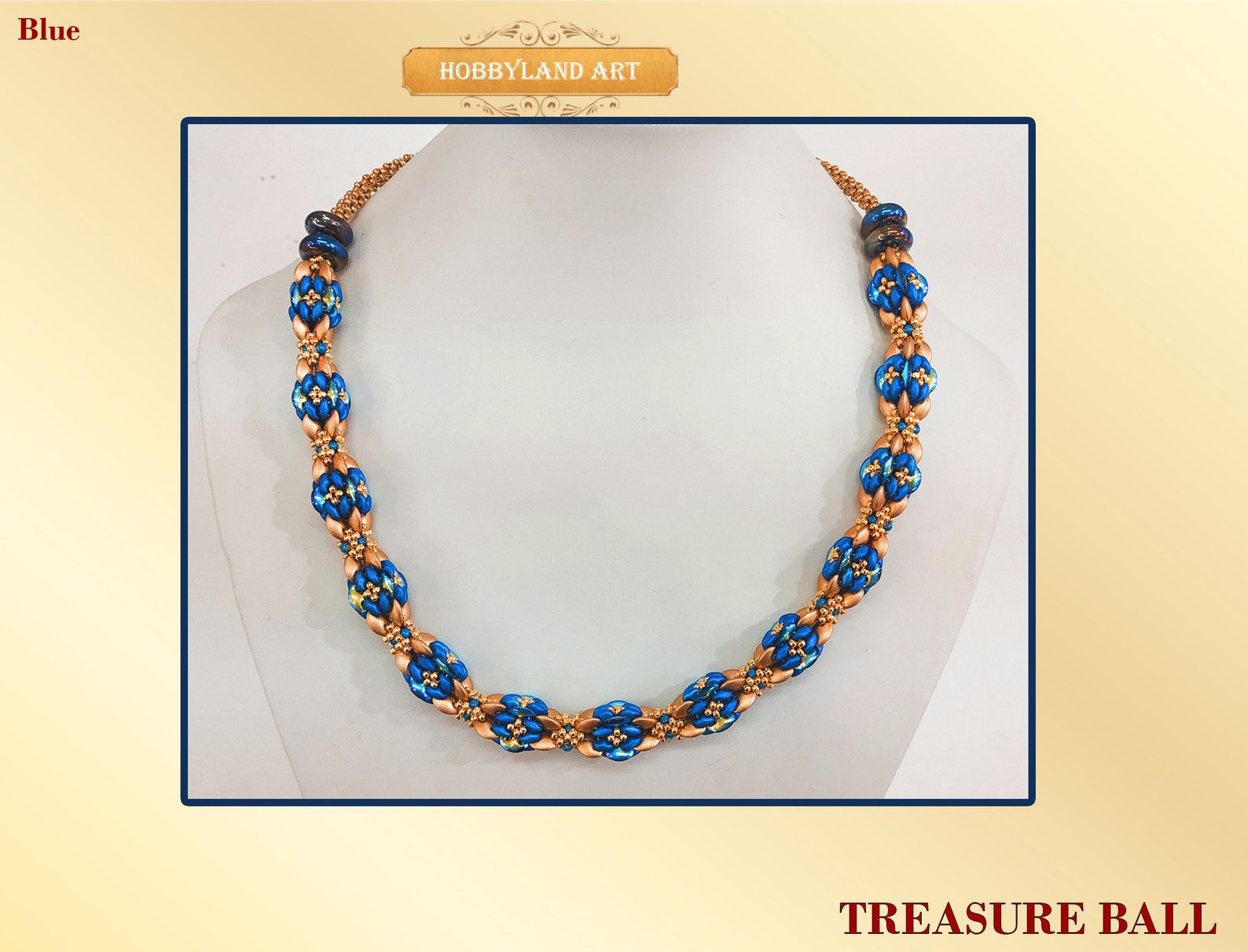 Beaded Necklace Tutorial, Treasure Ball Pattern (PDF) - Etsy
