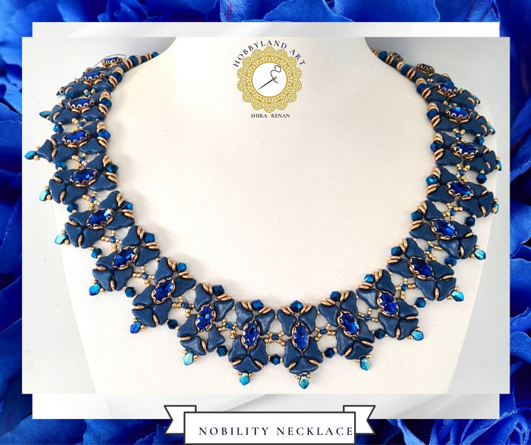 NOBILITY NECKLACE -beading Tutorial-seed Bead,helios Beads,gekko Beads ...
