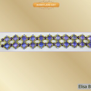 Beading Tutorial "elisa Bracelet" Round Baroque Bead,superduoo Beads ...
