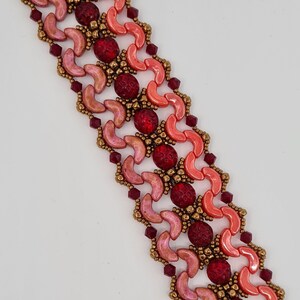 Flipper Bracelet -beading Tutorial-arcos Par Puca ,crystal Bead,seed ...