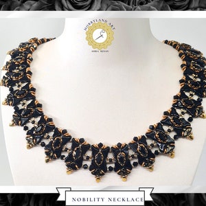 NOBILITY NECKLACE kit&tutorial-seed Bead,helios Beads,gekko Beads ...