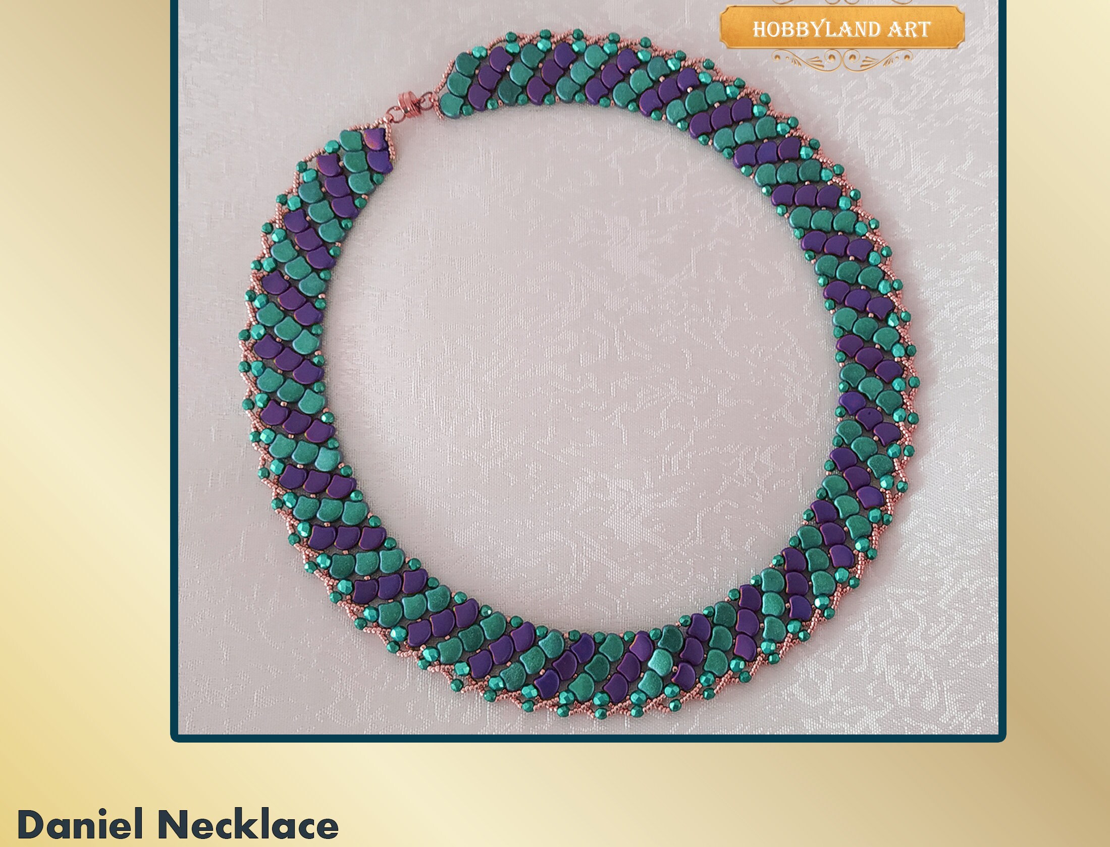 Beading Tutorial daniel Necklace Ginkofire-polish - Etsy