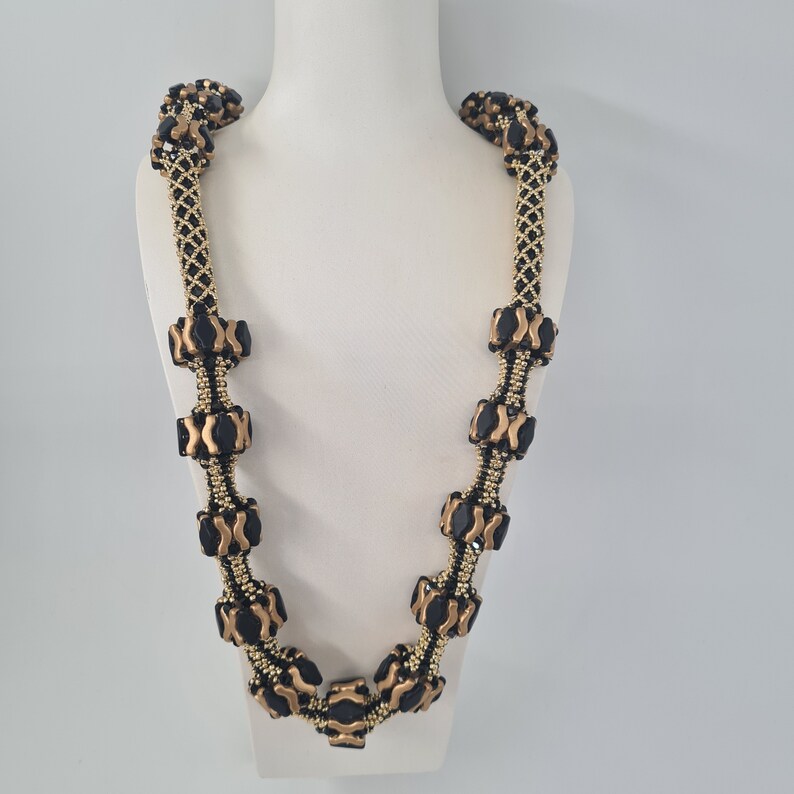 African Ball Necklace-kit&tutorial-seed Beadsnavette - Etsy