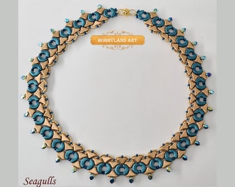 Flipper Necklace-beading Tutorial-arcos Par Puca crystal - Etsy Israel