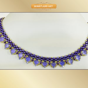 Beading Tutorial "elisa Necklace" Round Baroque Bead,superduoo Beads ...