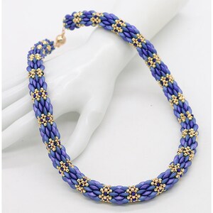Beading Tutorial "infinity Necklace" -2 Hole Mobyduo,pearl Bead, Seed ...