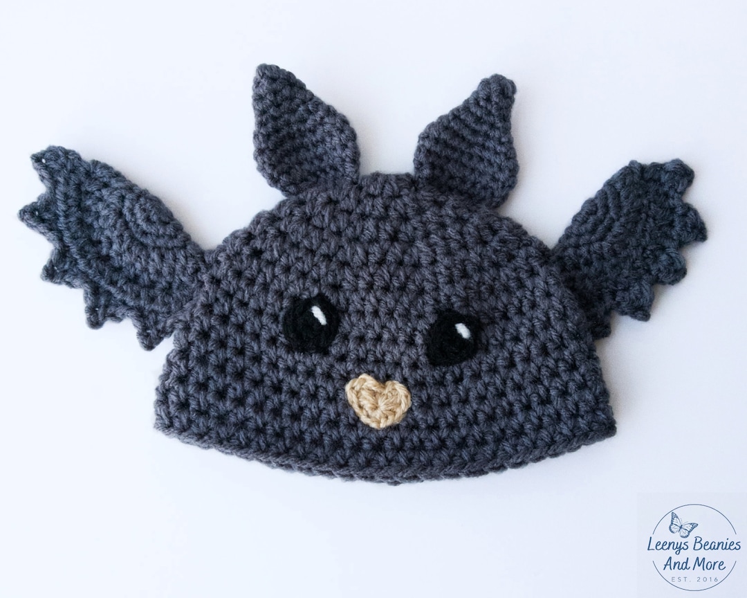 Bat Beanie - Any Size (newborn to Adult) / Halloween Costume Bat Hat - Etsy