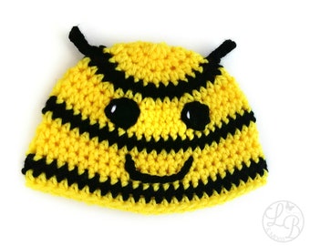 Bumble Bee Beanie Bee Hat Crochet Bee Beanie Photo Prop - Etsy