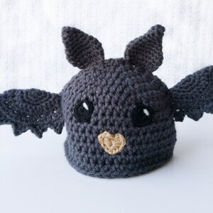Bat Beanie - Any Size (newborn to Adult) / Halloween Costume Bat Hat - Etsy