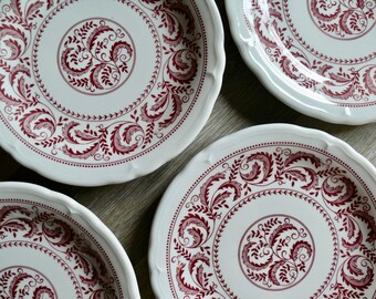 Red Transfer Ware | Etsy