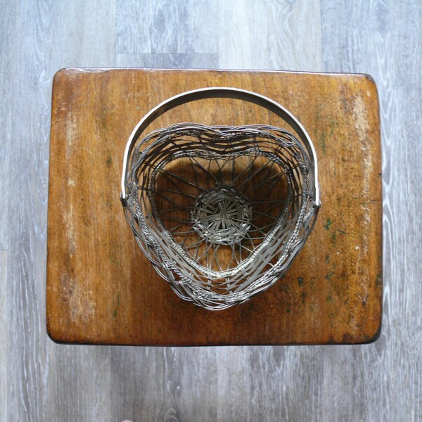 Wire Heart Basket - Etsy