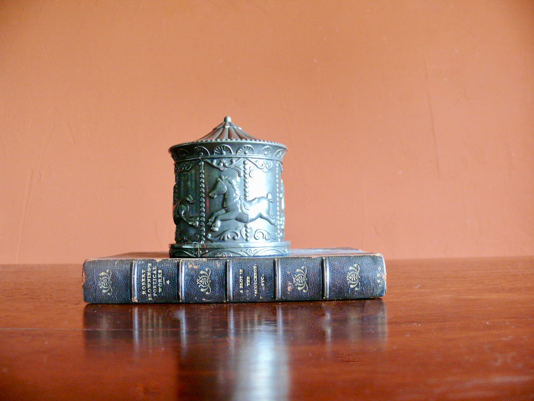 Vintage Silver Horse Carousel Coin Bank Vintage Godinger | Etsy