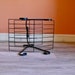 Black Metal Two Tier Magazine Rack Modern Metal Wire Scroll - Etsy