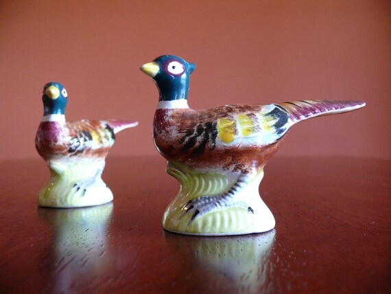Figurines & Knick Knacks Art & Collectibles Vintage Pheasant Salt and ...