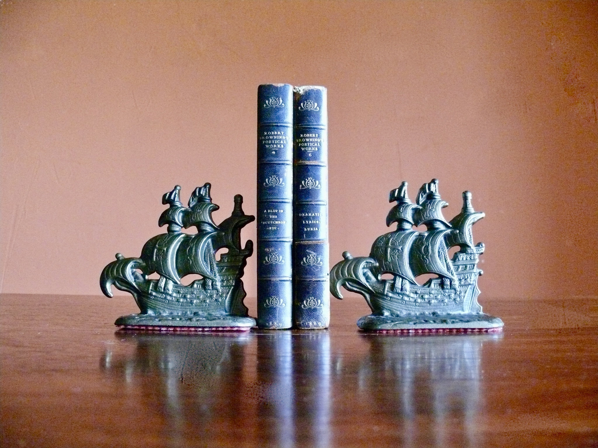 Cast Iron Pirate Galleon Bookends Doorstop Antique 1928 - Etsy