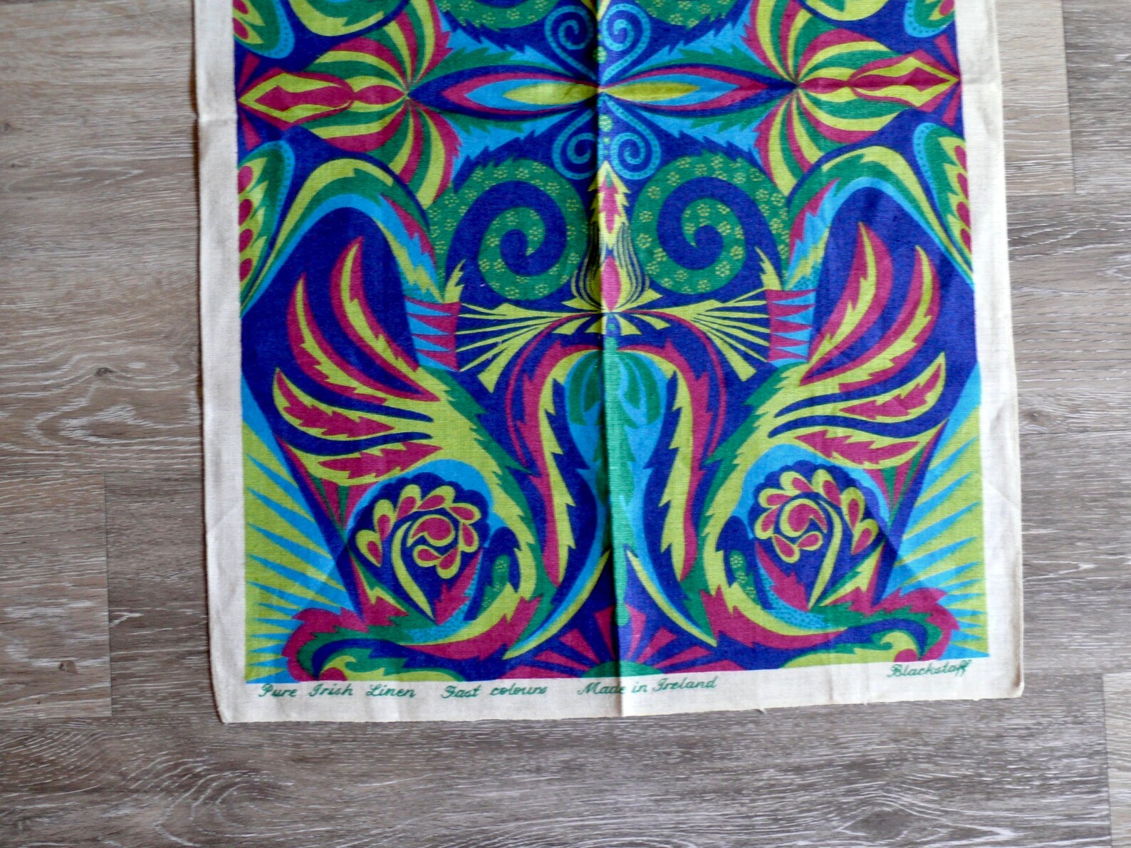 Vintage Blackstaff Pure Irish Linen Fast Colours Hand Tea - Etsy