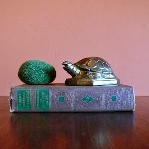 Brass Turtle Tortoise Figurine, Feng Shui Longevity Peace Prosperity ...