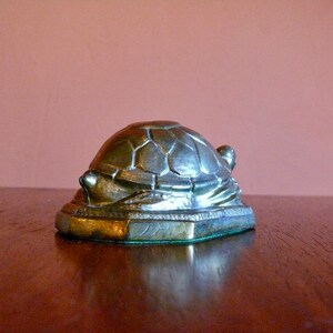 Brass Turtle Tortoise Figurine, Feng Shui Longevity Peace Prosperity ...
