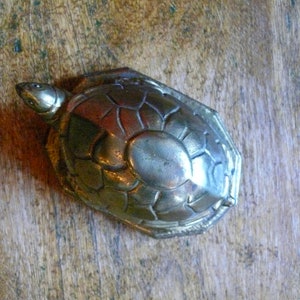 Brass Turtle Tortoise Figurine, Feng Shui Longevity Peace Prosperity ...