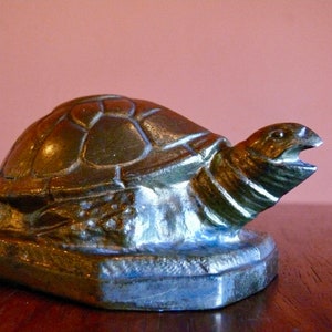 Brass Turtle Tortoise Figurine, Feng Shui Longevity Peace Prosperity ...