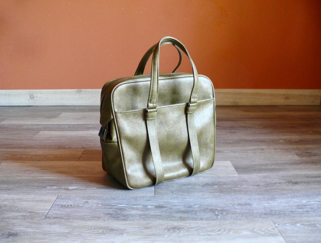 Gold Metallic Samsonite Fashionaire Bowling Bag Style Carry On, Vintage ...