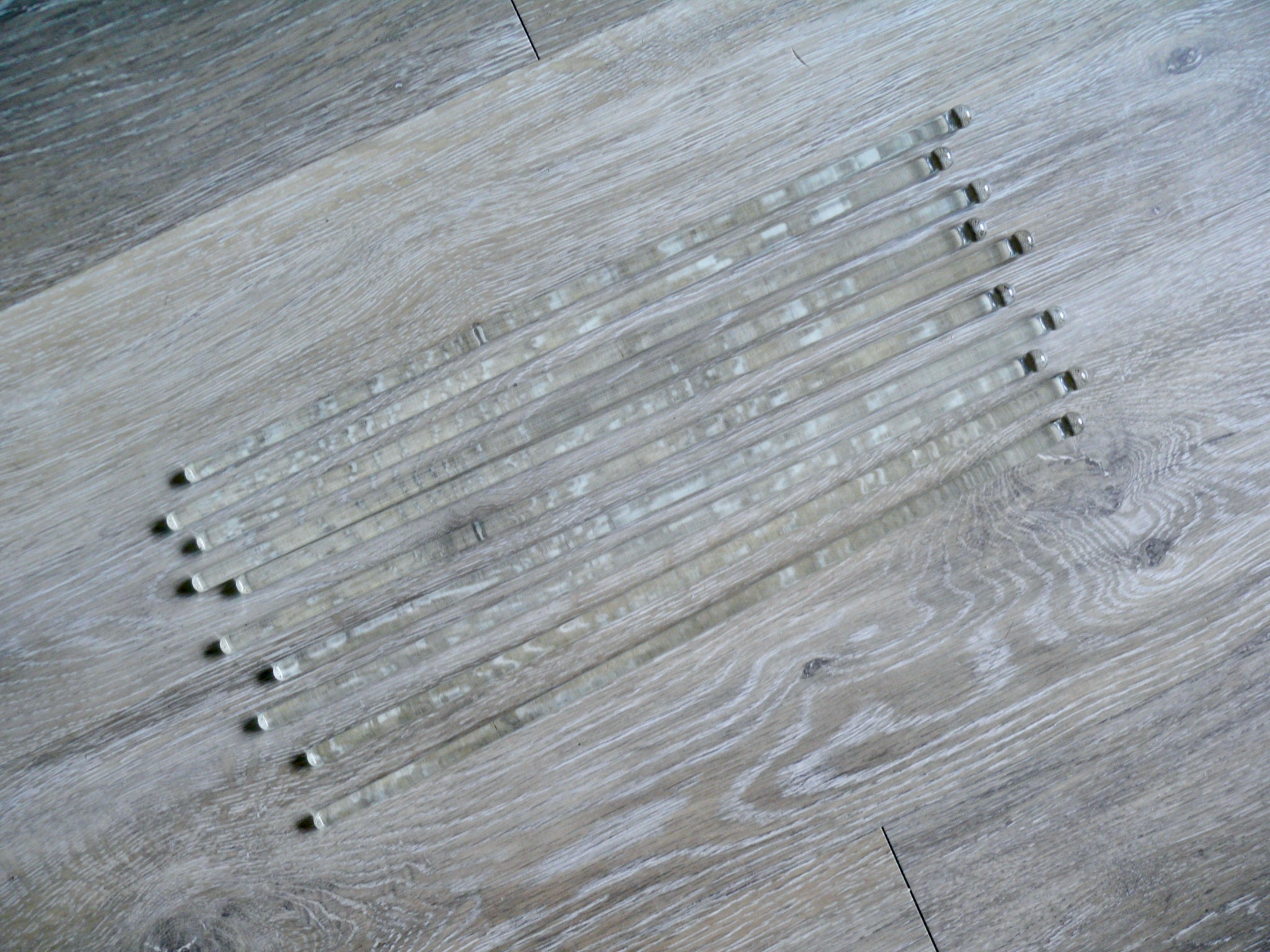 10 Clear Glass Rod Cocktail Pitcher Stirrers Vintage 12 - Etsy