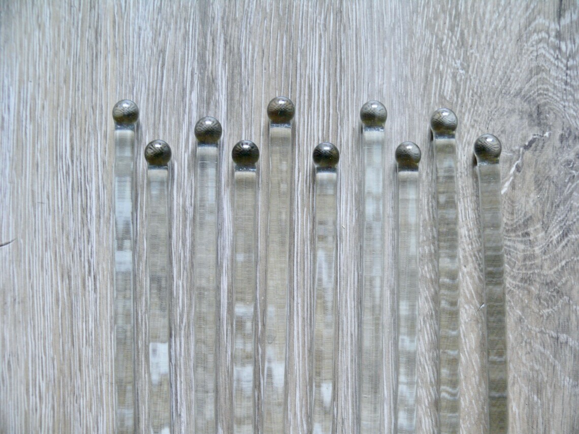 10 Clear Glass Rod Cocktail Pitcher Stirrers Vintage 12 - Etsy