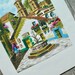 Original 12" Taxco Mexico Watercolor Painting Signed Max Vidal, 50s ...