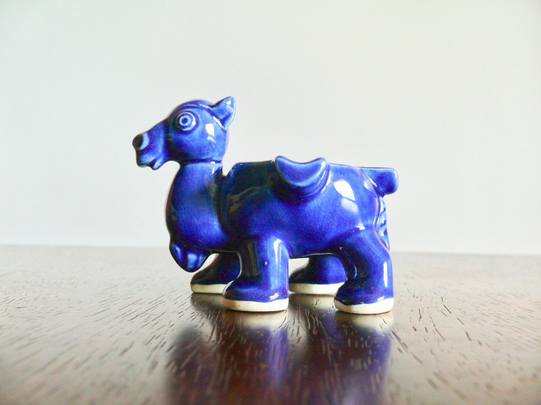 Blue Camel Shaped Ashtray Vintage Ceramic Trinket Ring Dish | Etsy